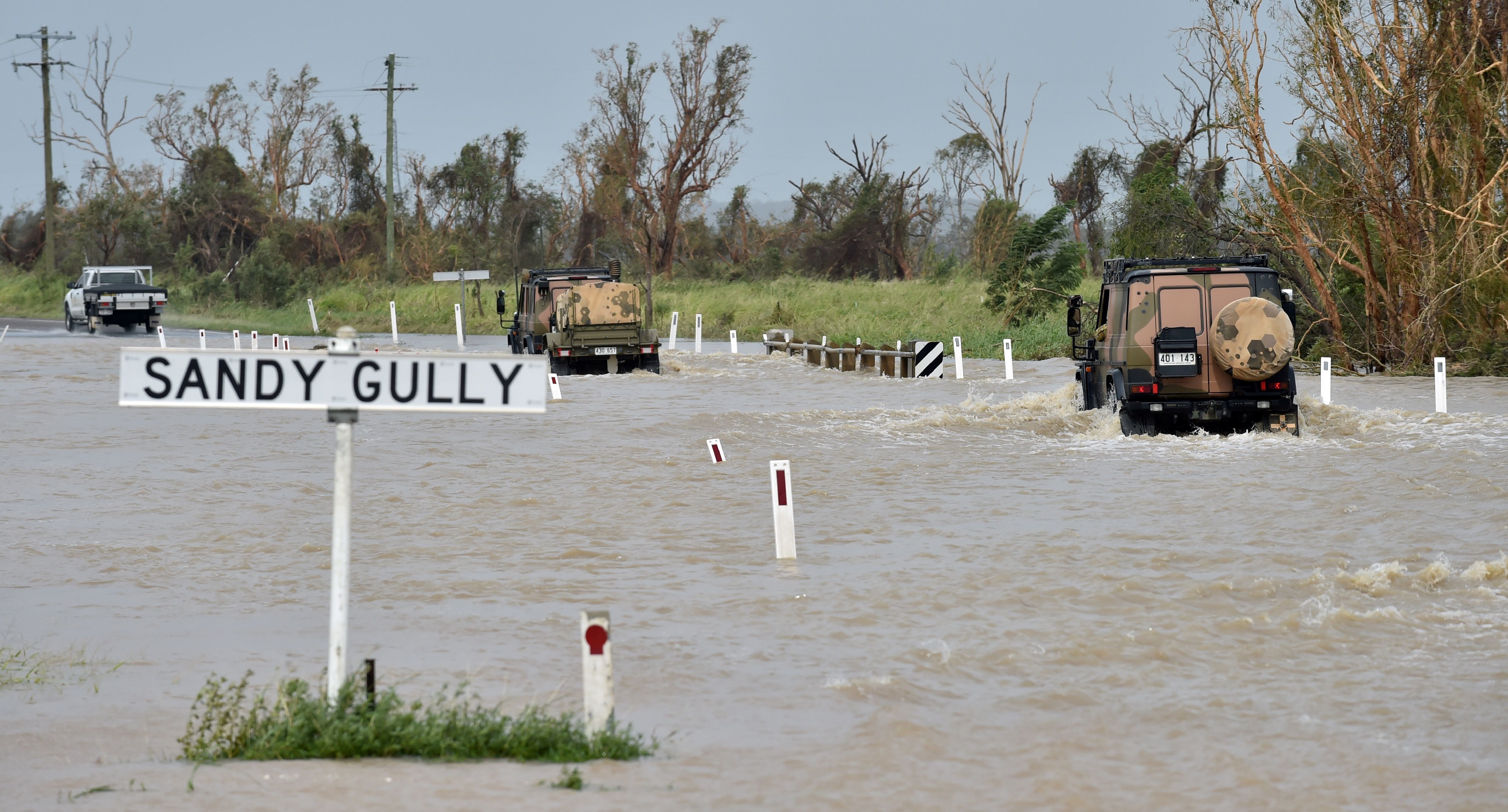 Destruction of Cyclone Debbie Becomes Clear as Day Breaks in Australia