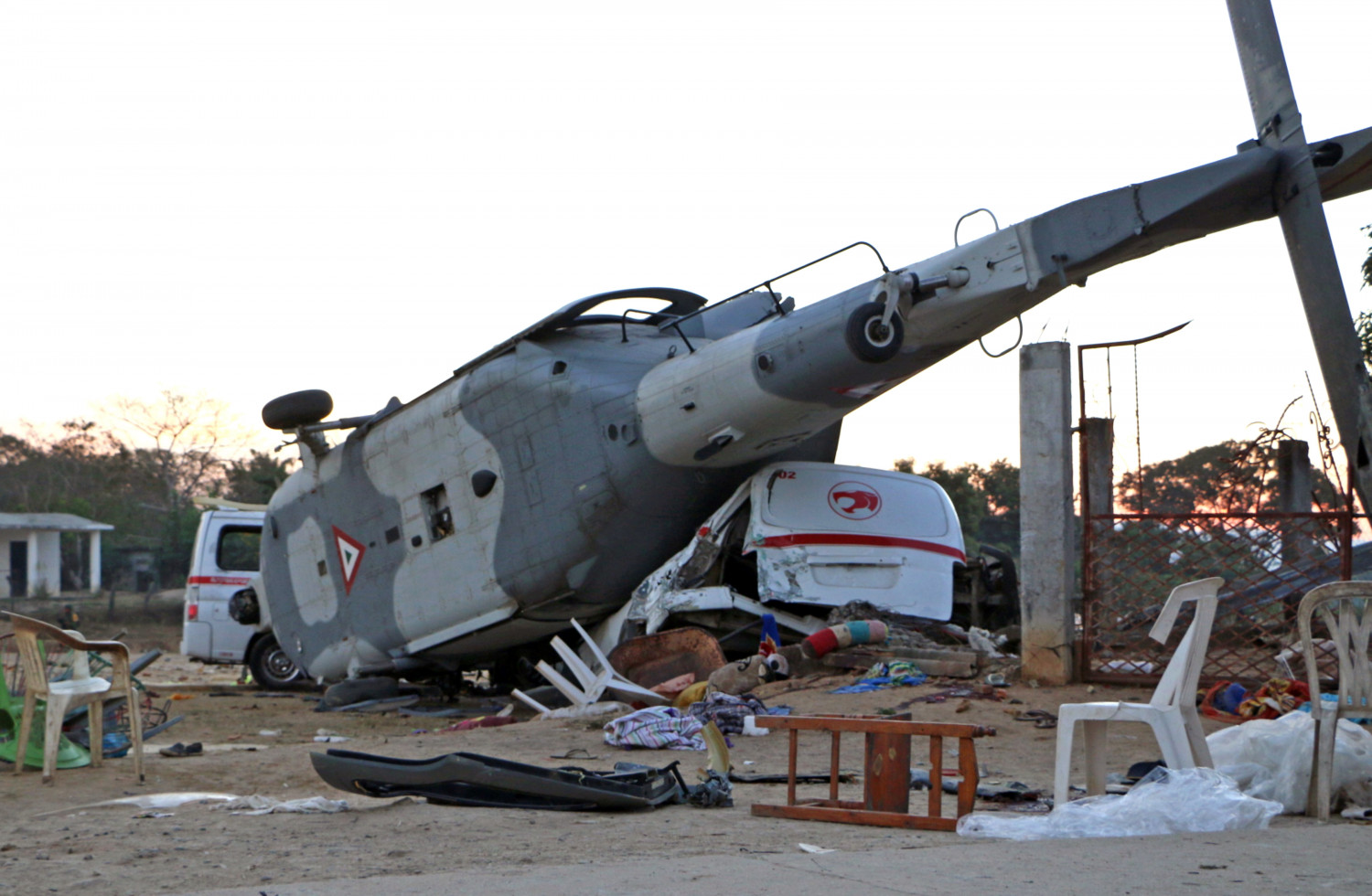 Helicopter Crashed While Assessing Damage From Powerful Earthquake, 13 ...