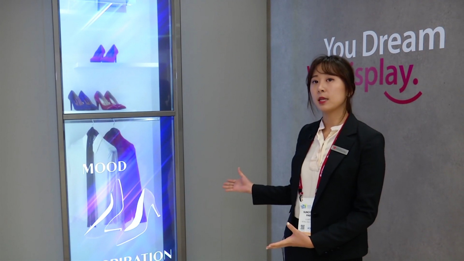 See-Through OLED Displays and Screens Doubling as Speakers