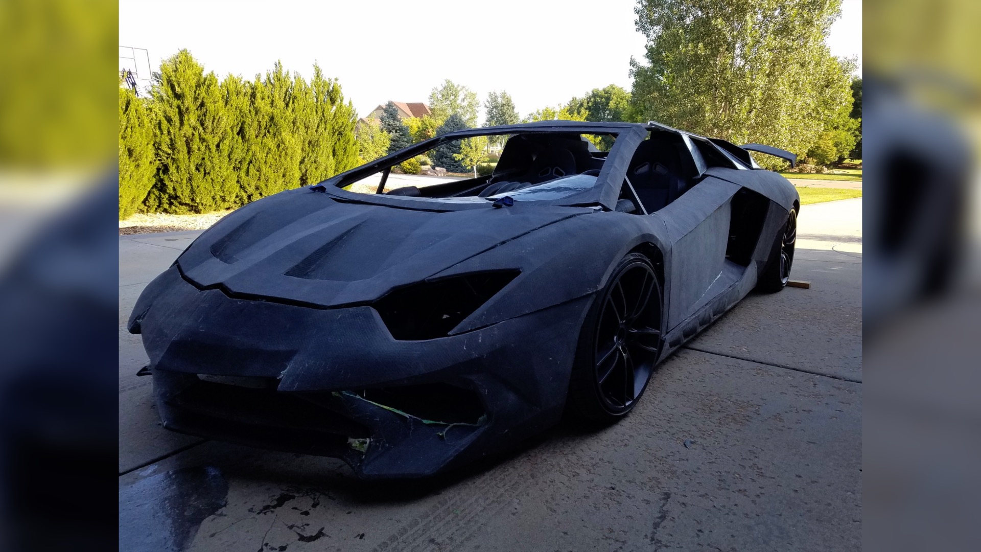 A Family Making a 3D-Printed Lamborghini Replica Is Surprised With the ...