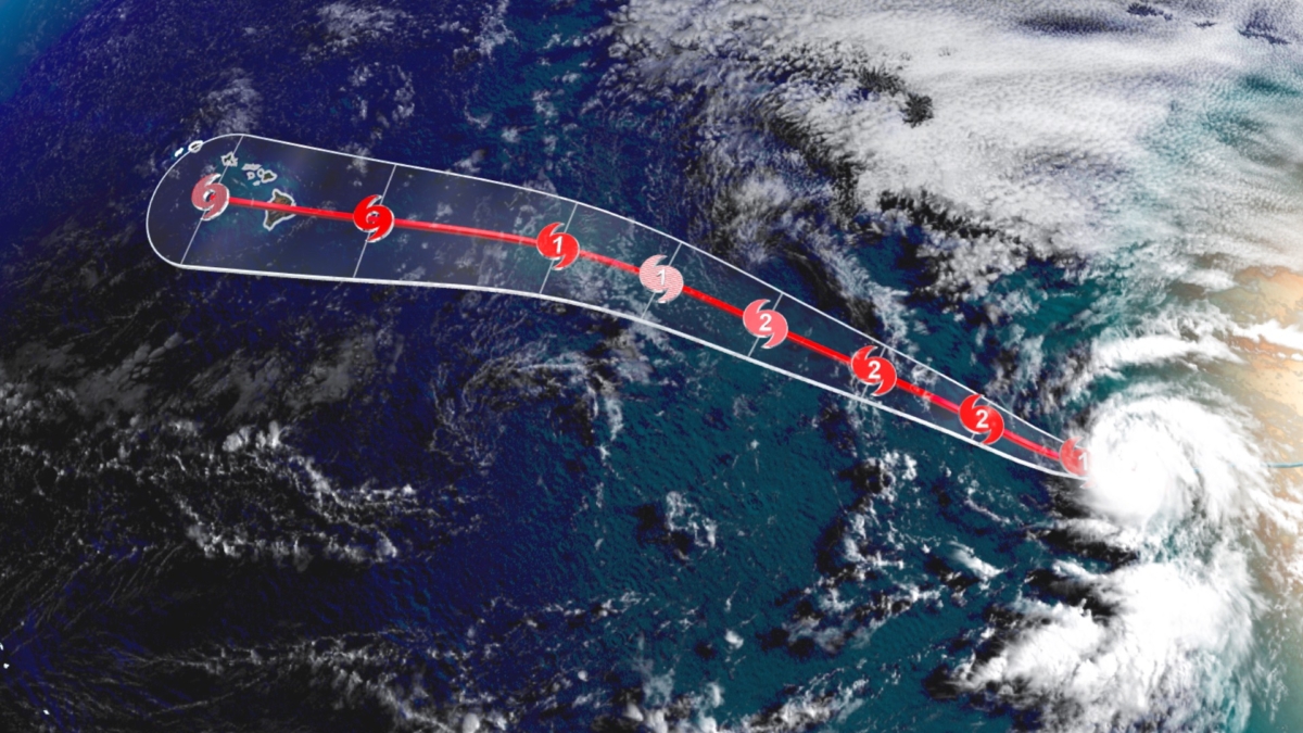 Hurricane Douglas Rapidly Intensifies Into a Major Hurricane as It ...