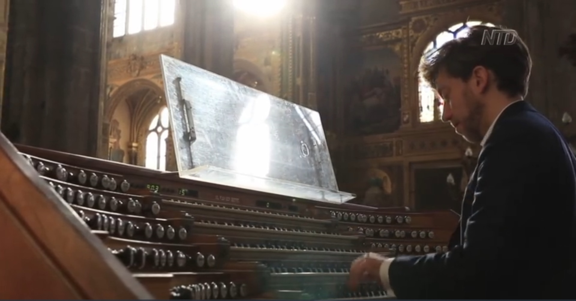 A French Church Organist at Play