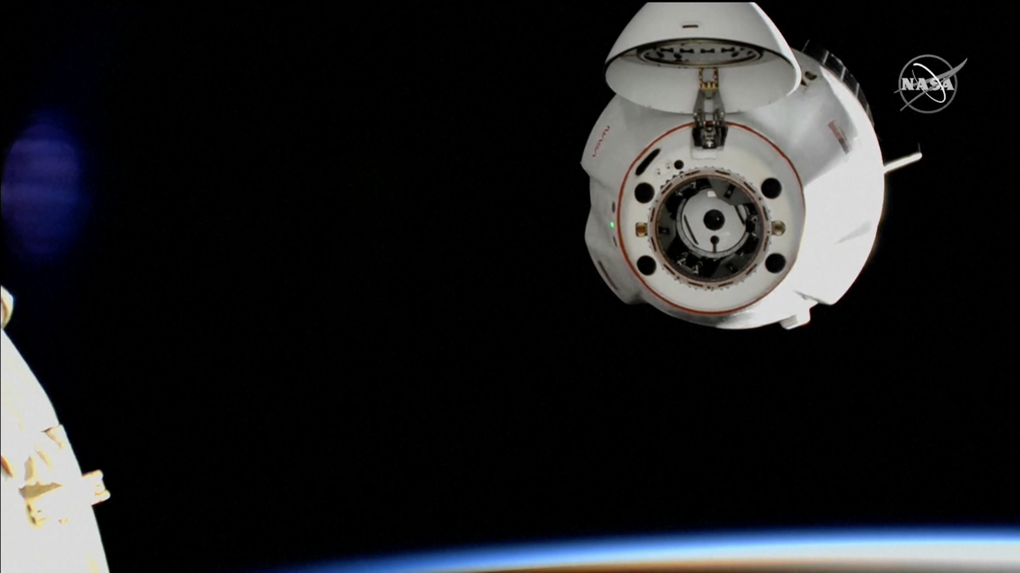 Spacex Dragon Cargo Craft Departs Space Station